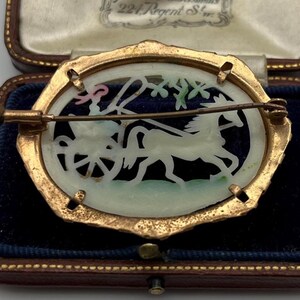 Beautiful 1930s French Depose Celluloid Brooch - Woman With Horse and ...