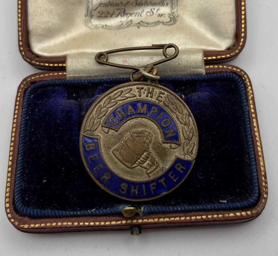 Vintage 1939 Champion Beer Shifter Medal Awarded to W Jolly - Etsy