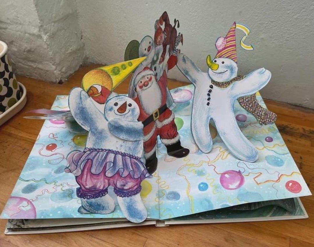 Vintage the Snowman Raymond Briggs & Ron Van Der Meer 1st Edition Pop ...
