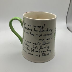 Vintage 1940s Hanged Man Macabre Cup Niagara Falls by Carlton Ware - Etsy