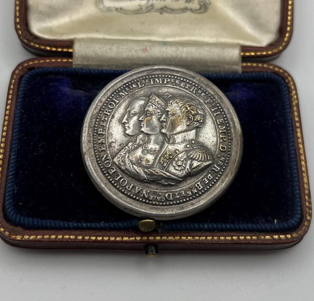 1895 Antique Napoleon, Empress Josephine and Francis II of Austria Holy ...
