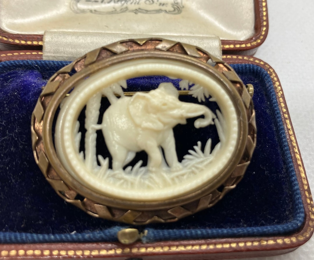 Beautiful 1920s Antique French Depose Celluloid Brooch With Trombone ...