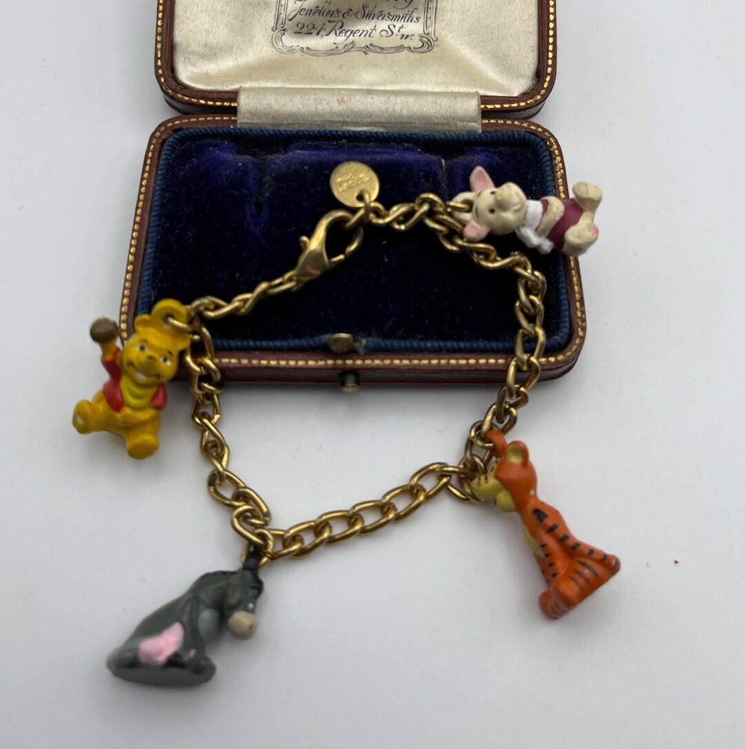 Vintage Disney Winnie the Pooh Charm Bracelet With Piglet, Tigger and ...