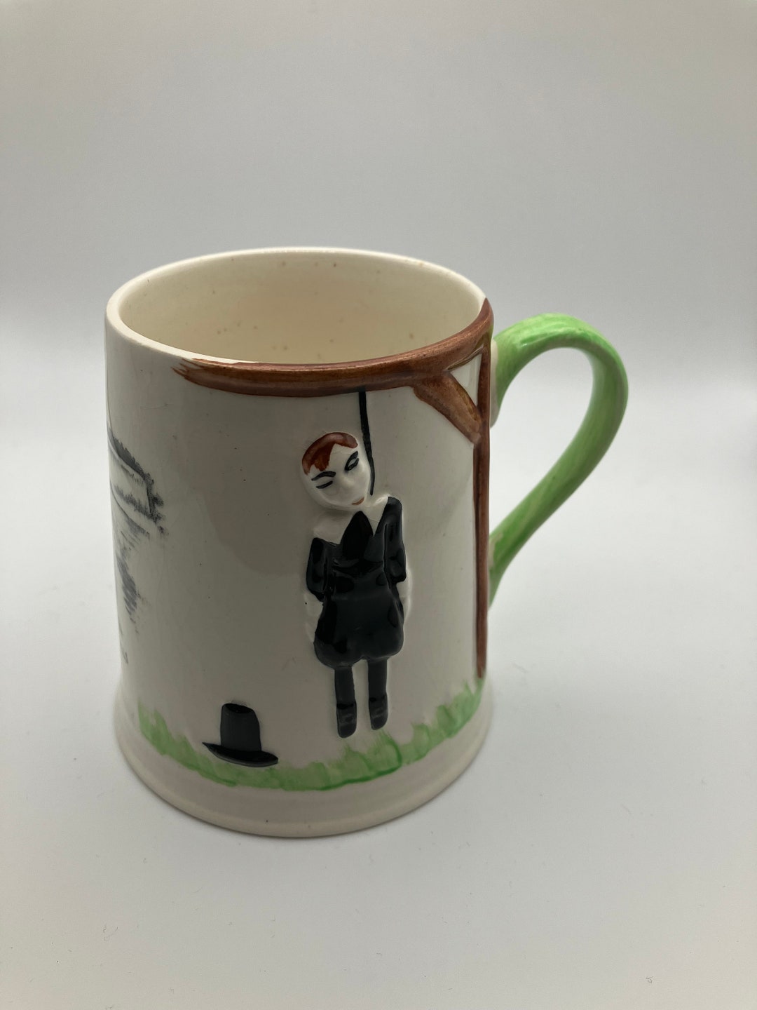 Vintage 1940s Hanged Man Macabre Cup - Niagara Falls - by Carlton Ware ...