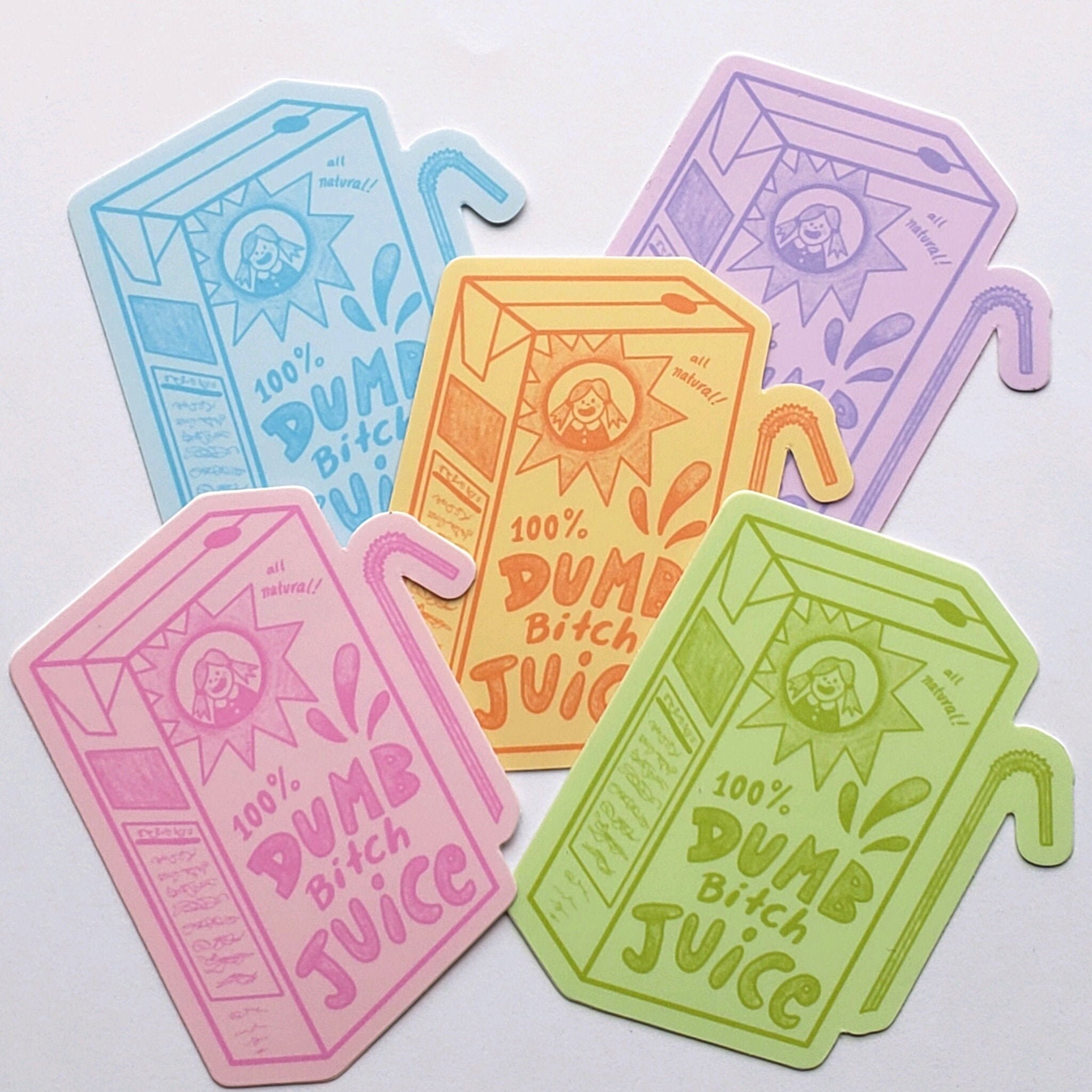 Juice Box Sticker | Etsy