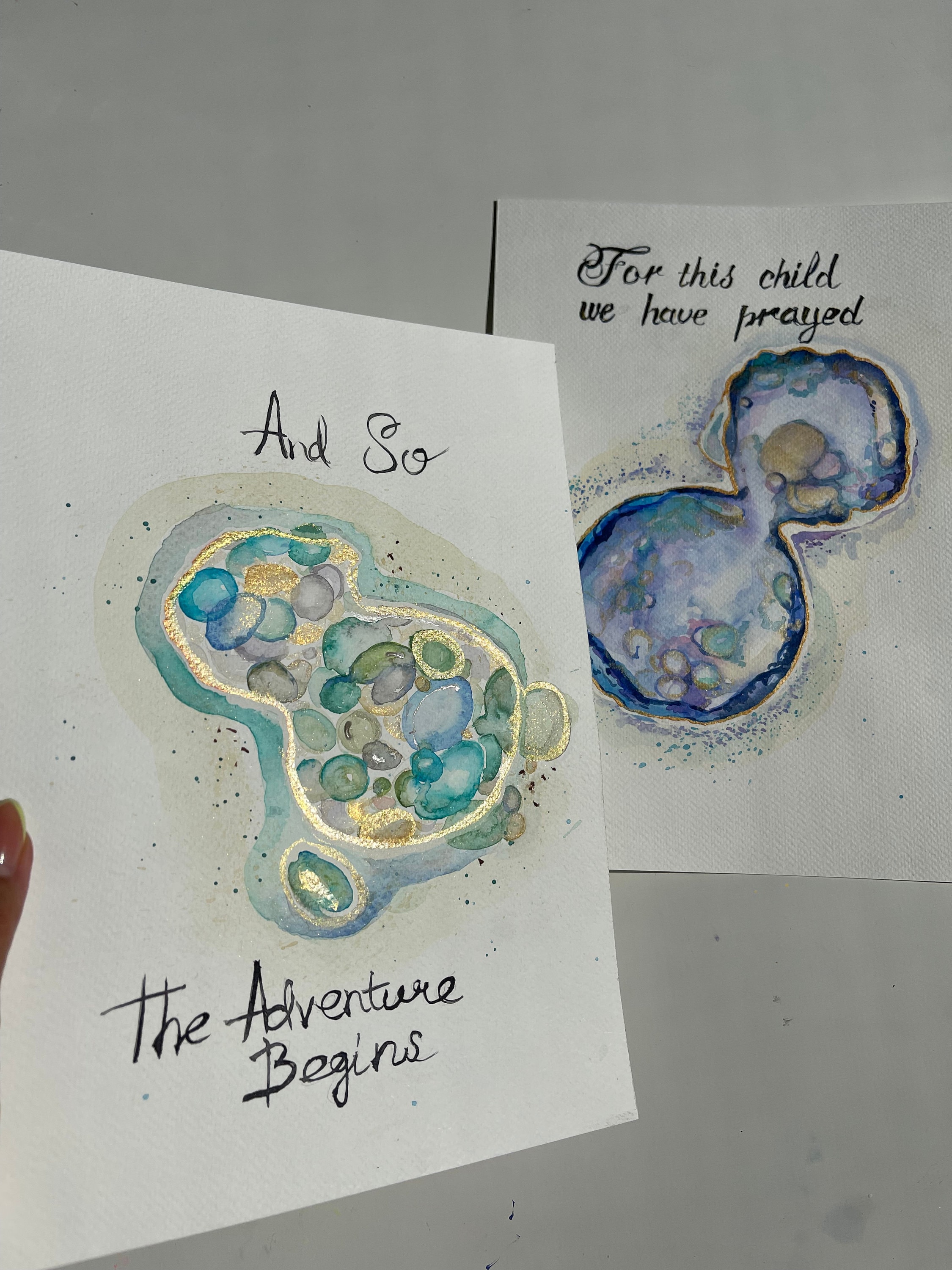 Custom Embryo Art, IVF Embryo Painting, Personalized Pregnancy Gift ...