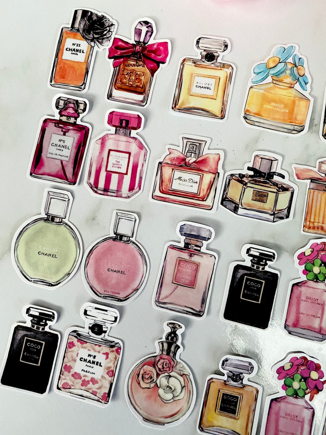 28 pcs Perfume Sticker Set / Kawaii Journal Stickers / Lindo | Etsy