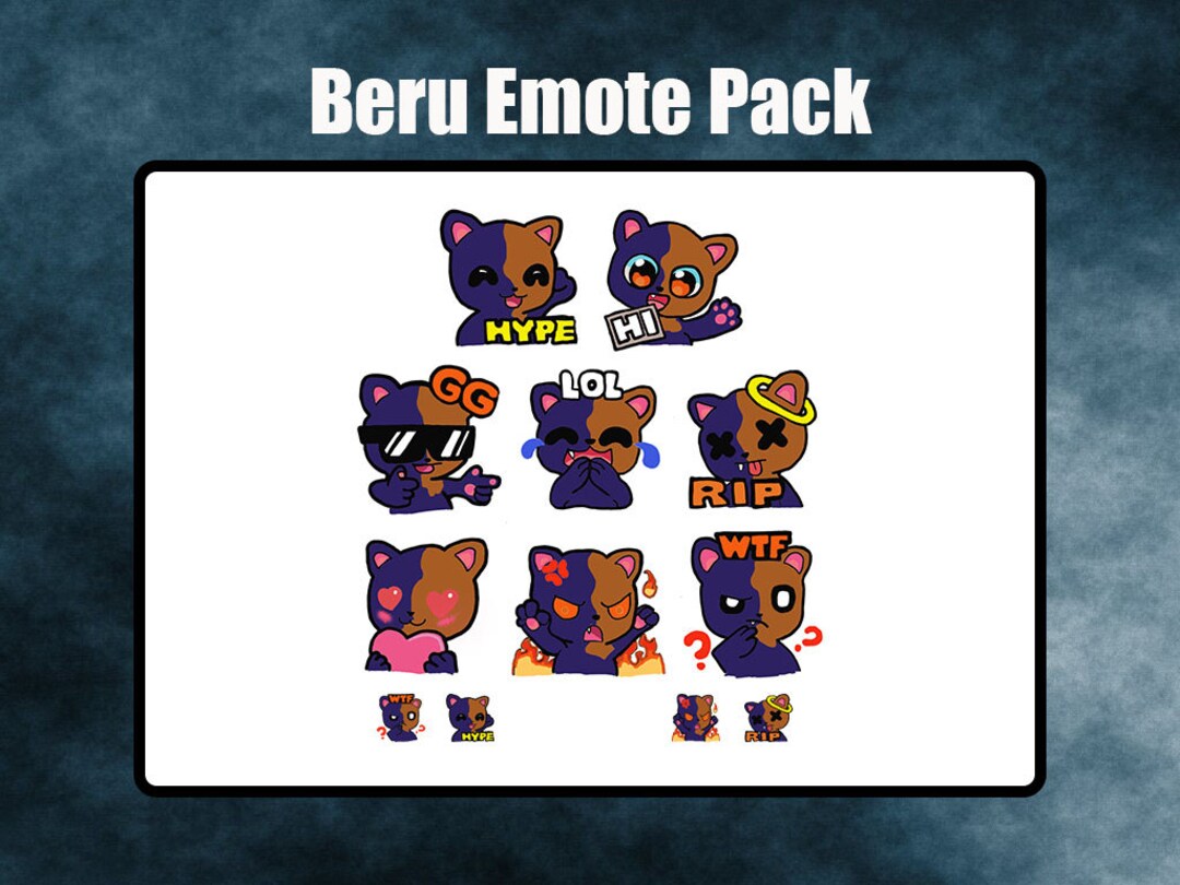Beru Emote Pack - Etsy