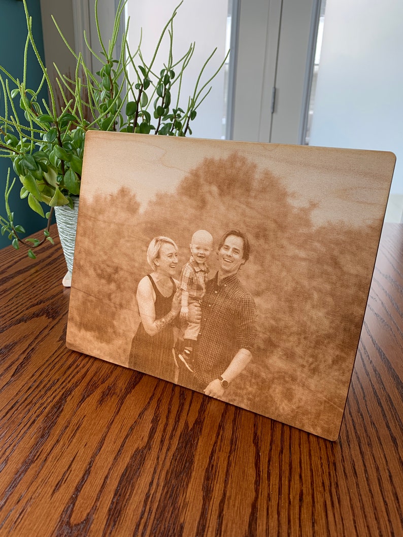 Wood Photographs. Custom Laser Engraved Wood Photos. Wood - Etsy