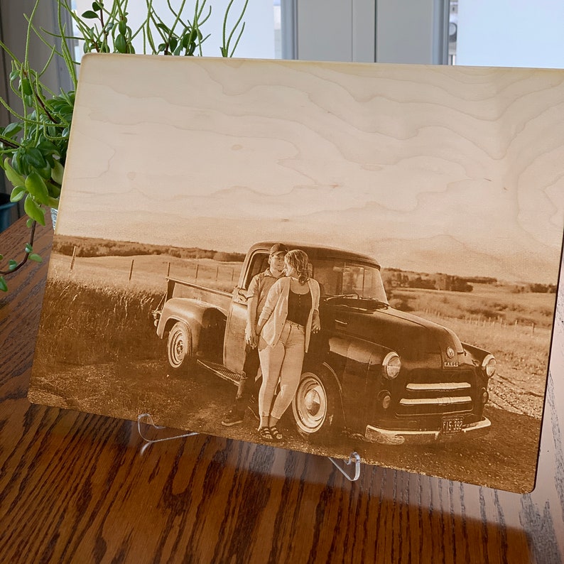 Wood Photographs. Custom Laser Engraved Wood Photos. Wood - Etsy