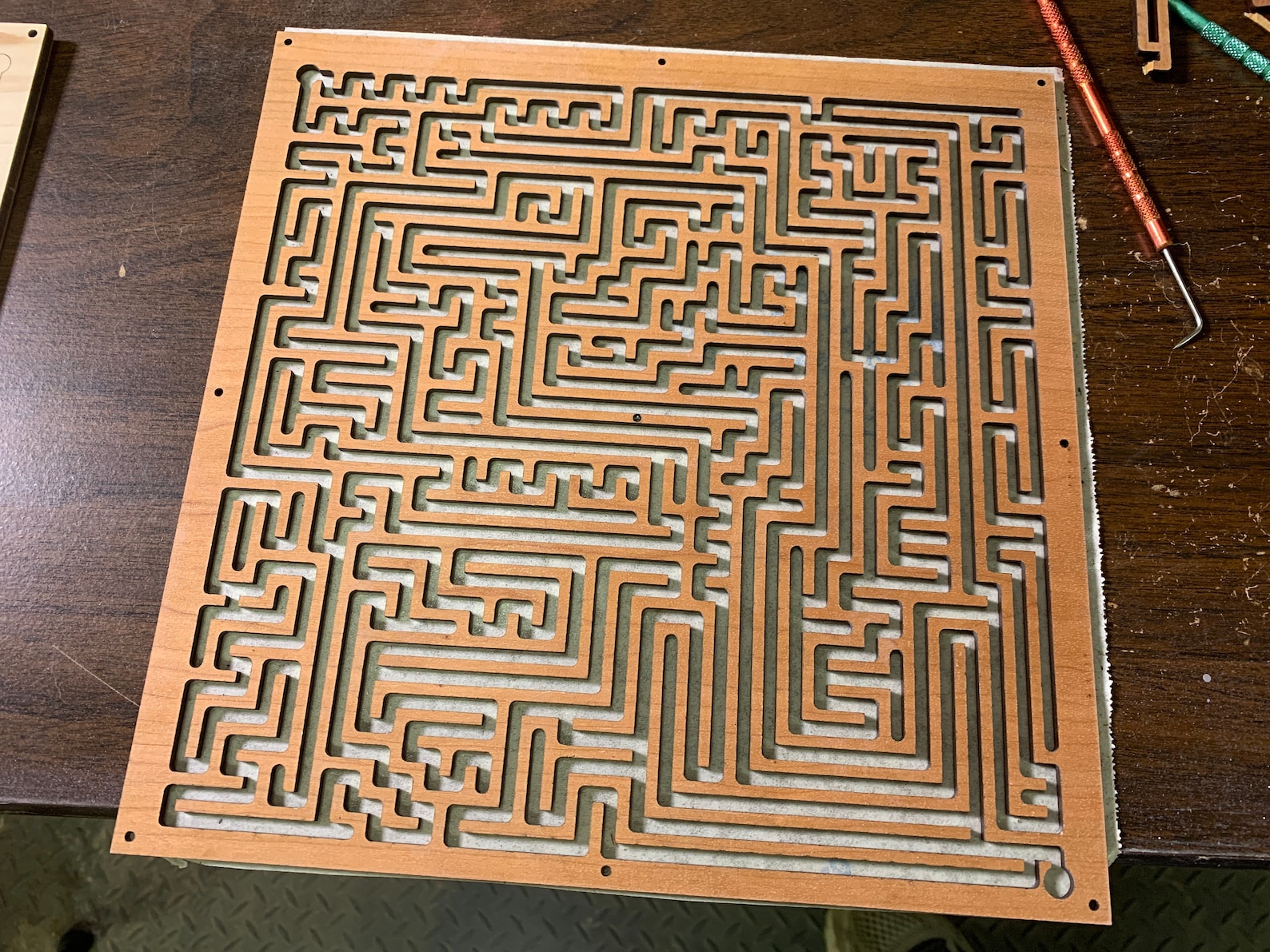Mission Impossible Maze Challenge Game - Glowforge - Laser File - Svg ...