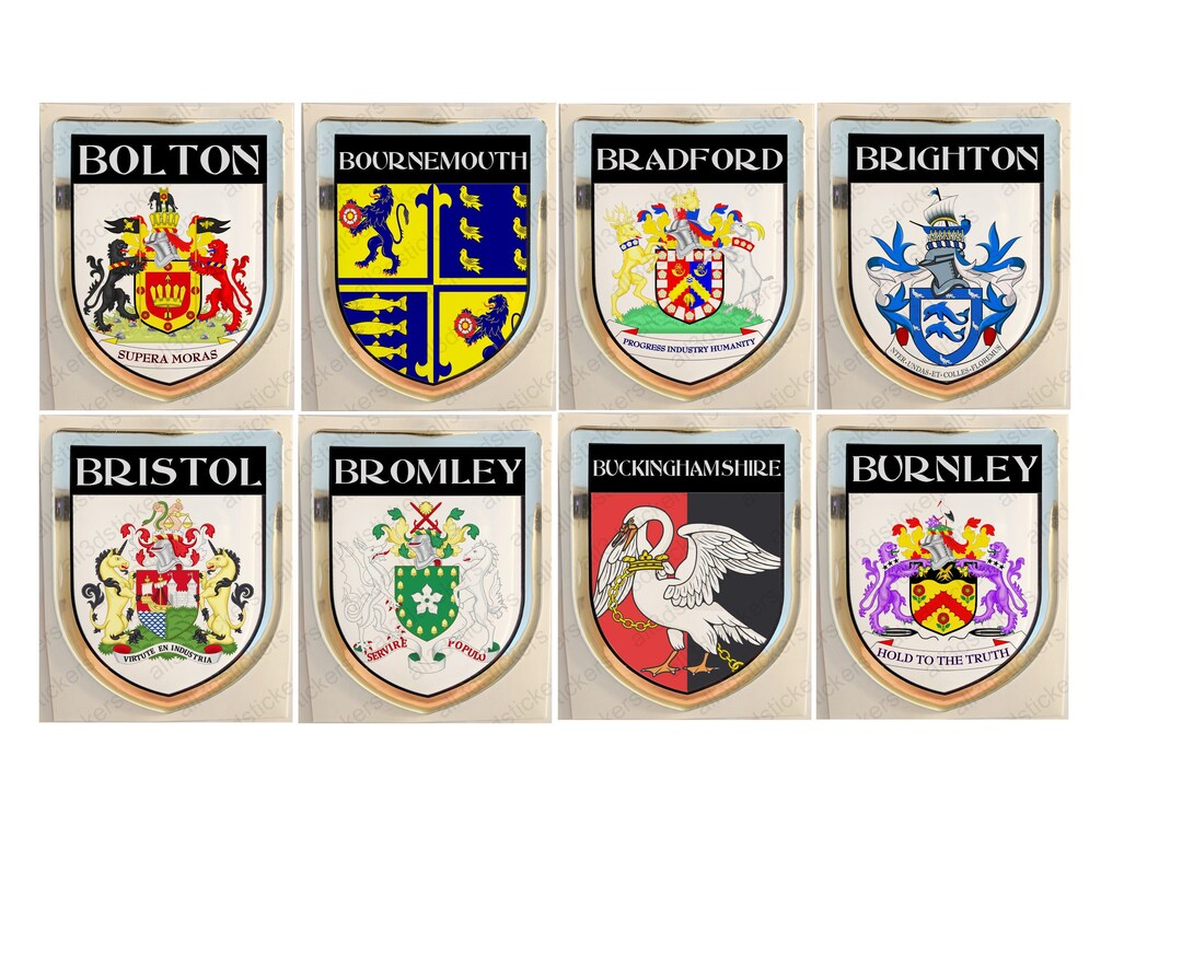 Sticker Bolton Bournemouth Bradford Brighton Bristol Bromley ...