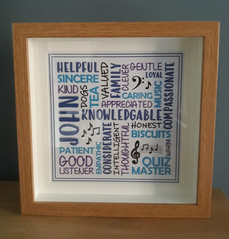 Personalised Word Art Prints - Custom Handmade Word Prints. - Etsy UK