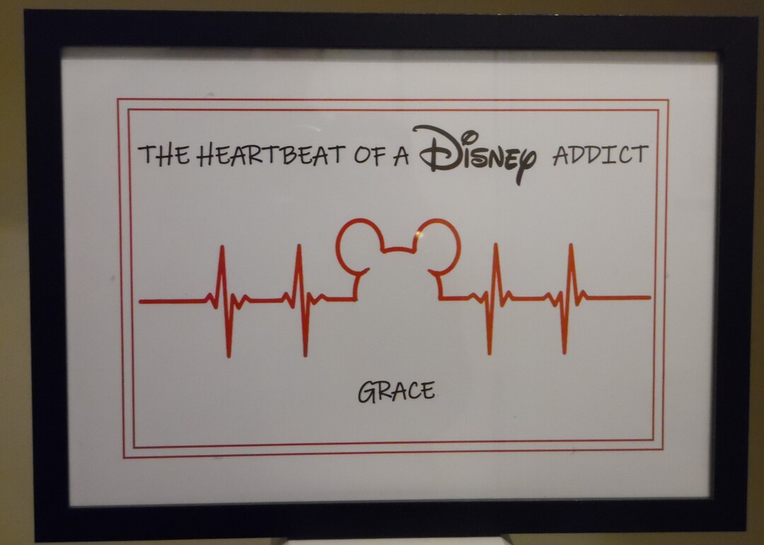 Personalised Heartbeat Word Art Prints - Custom Handmade Word Prints ...