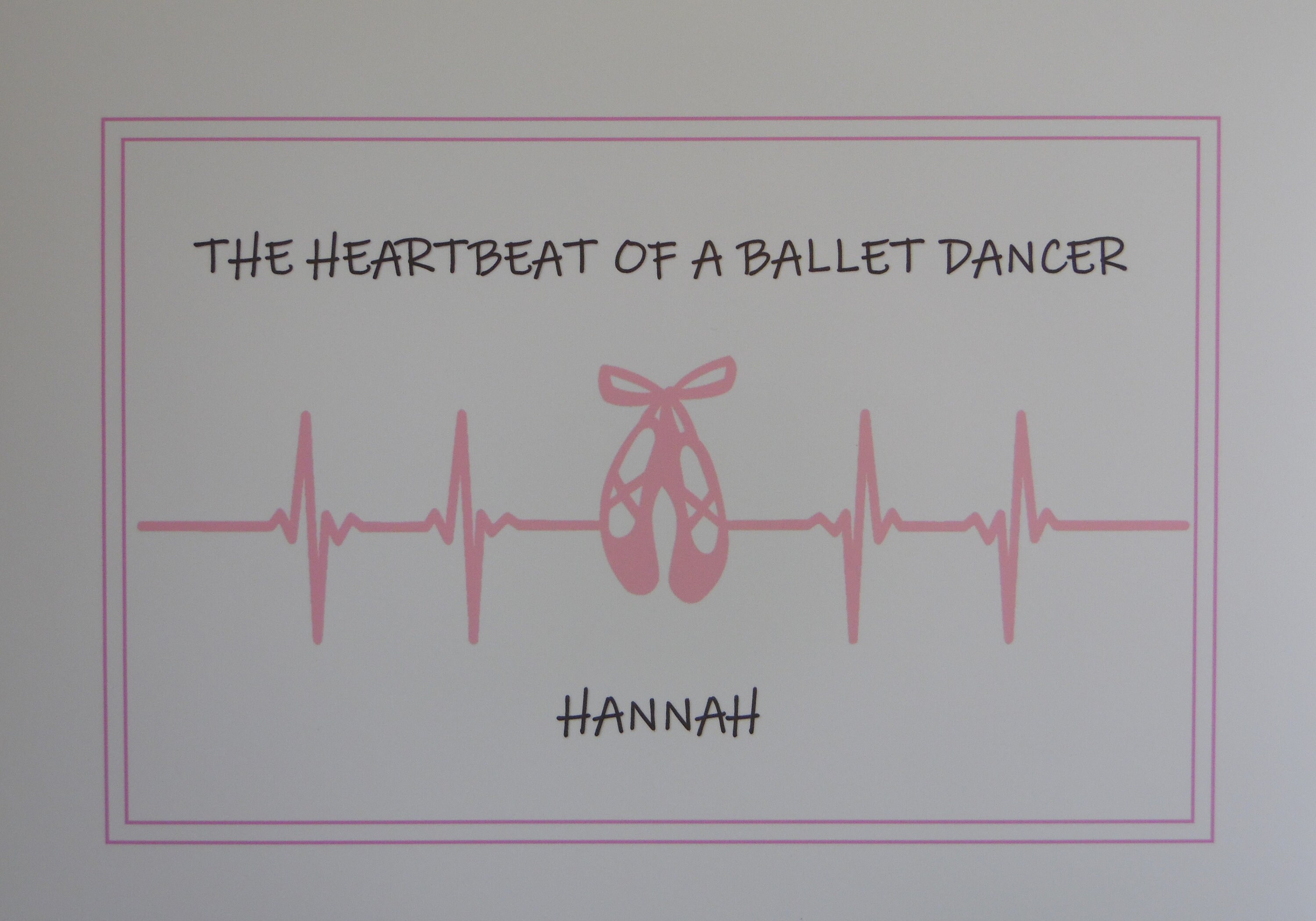 Personalised Heartbeat Word Art Prints Custom Handmade Word | Etsy