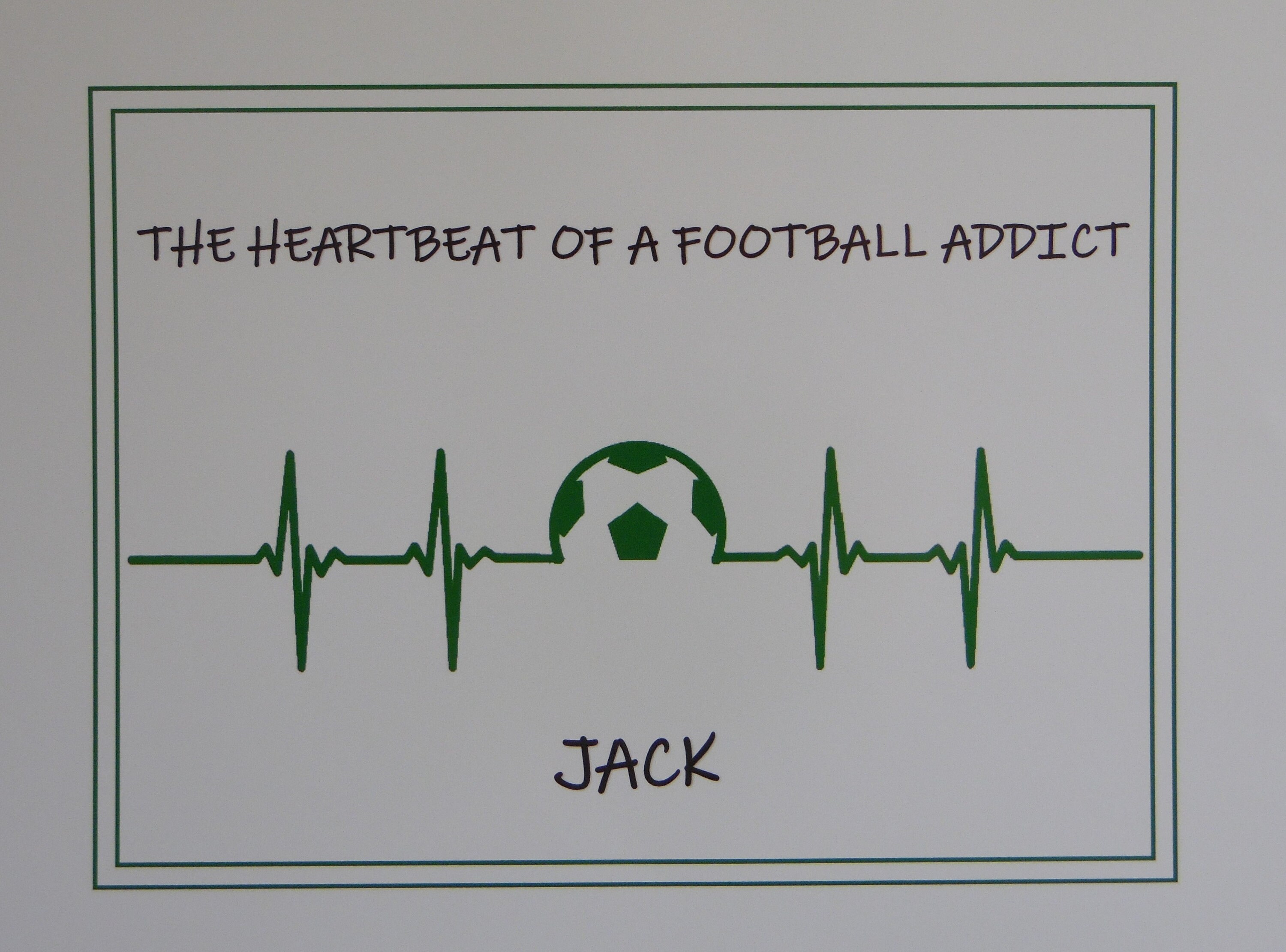 Personalised Heartbeat Word Art Prints Custom Handmade Word | Etsy