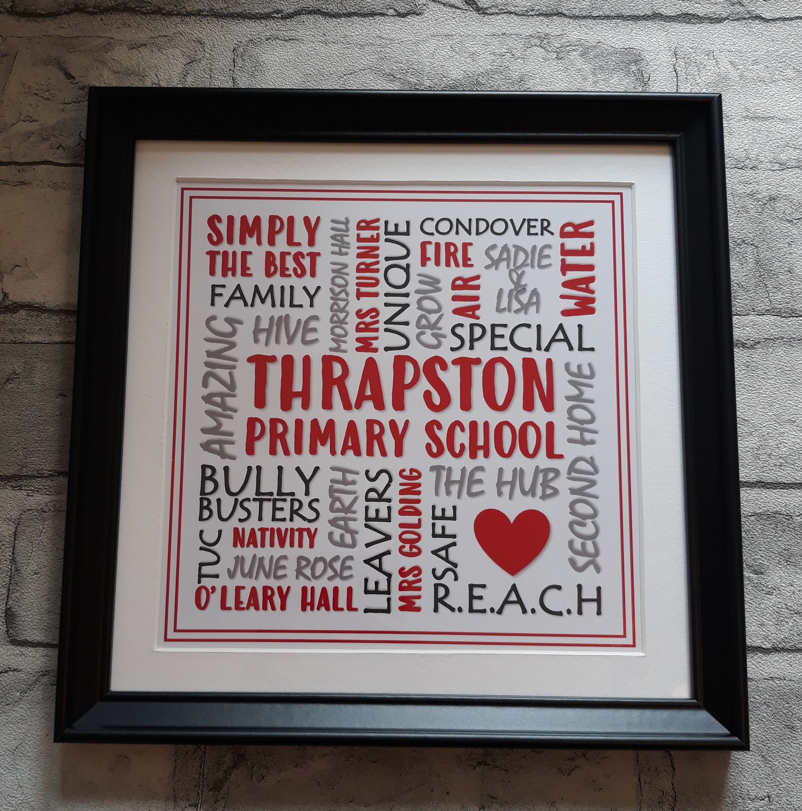 Personalised Word Art Prints - Custom Handmade Word Prints. - Etsy UK