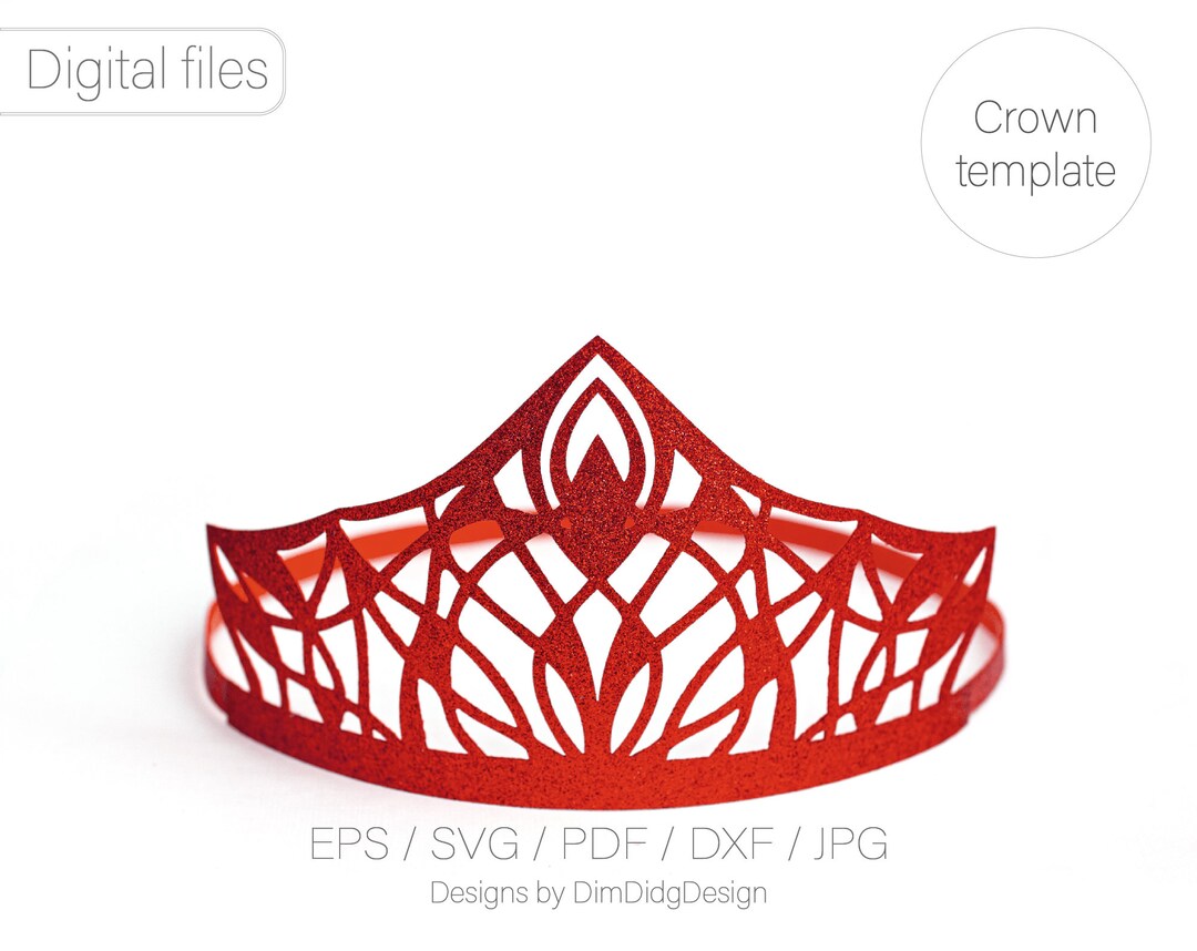 Crown Svg Princess Crown Svg Tiara Svg Birthday Crown Svg Princess Svg ...