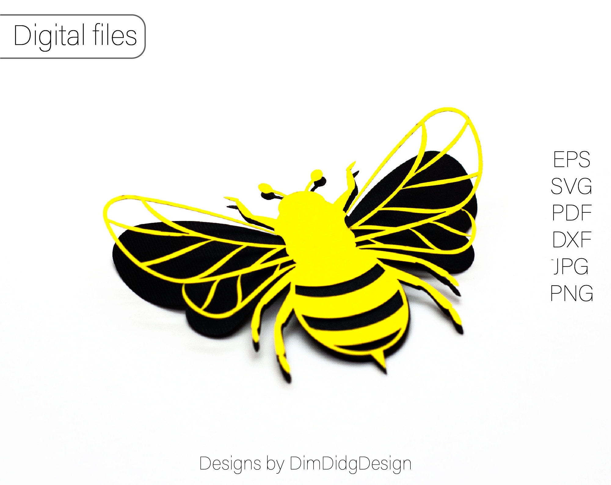 Bee Svg Layer 3D Bee Svg for Cricut Paper Bee Cut File Bee - Etsy Australia