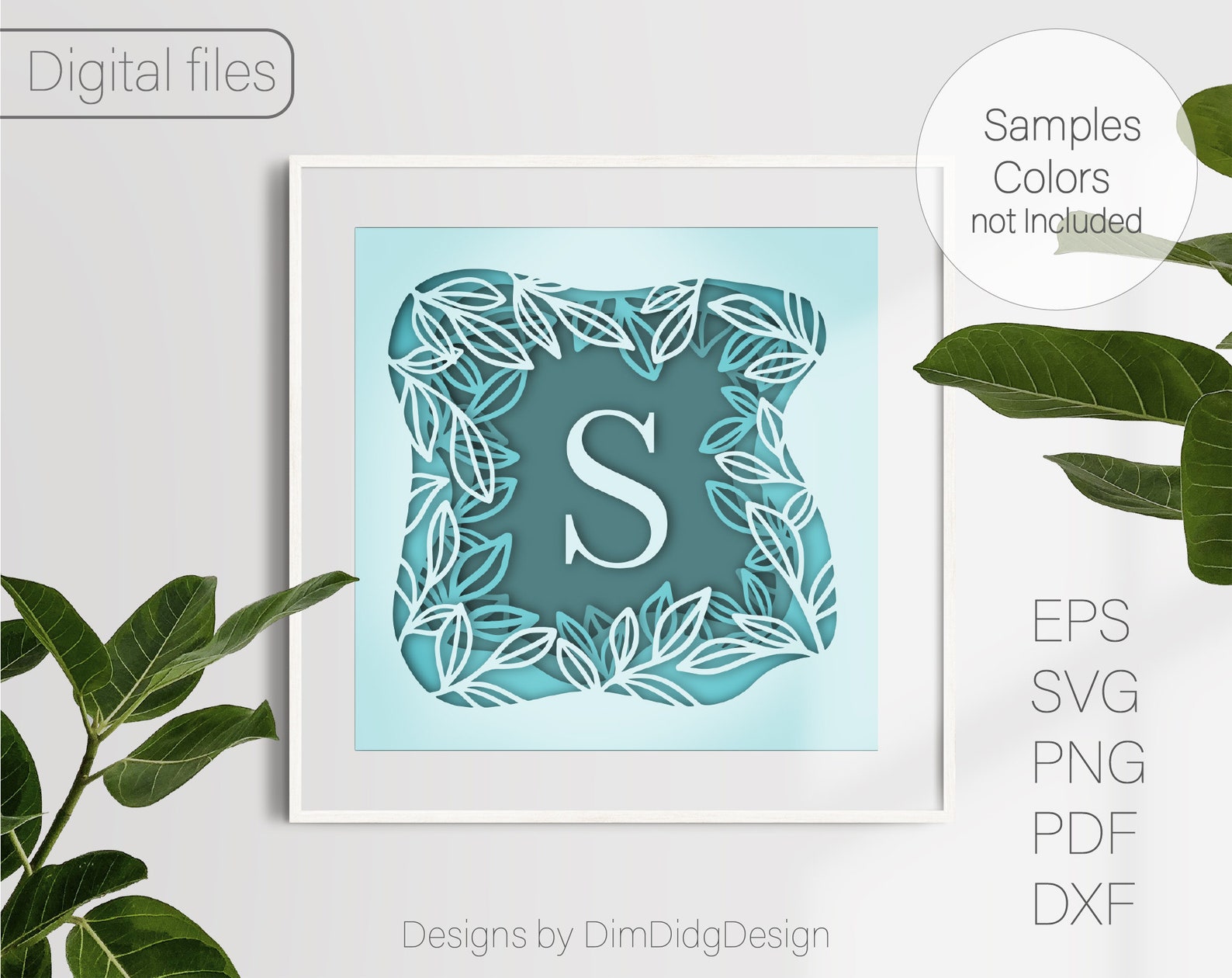 Shadow box svg files for cricut Letter svg Personalized gifts | Etsy