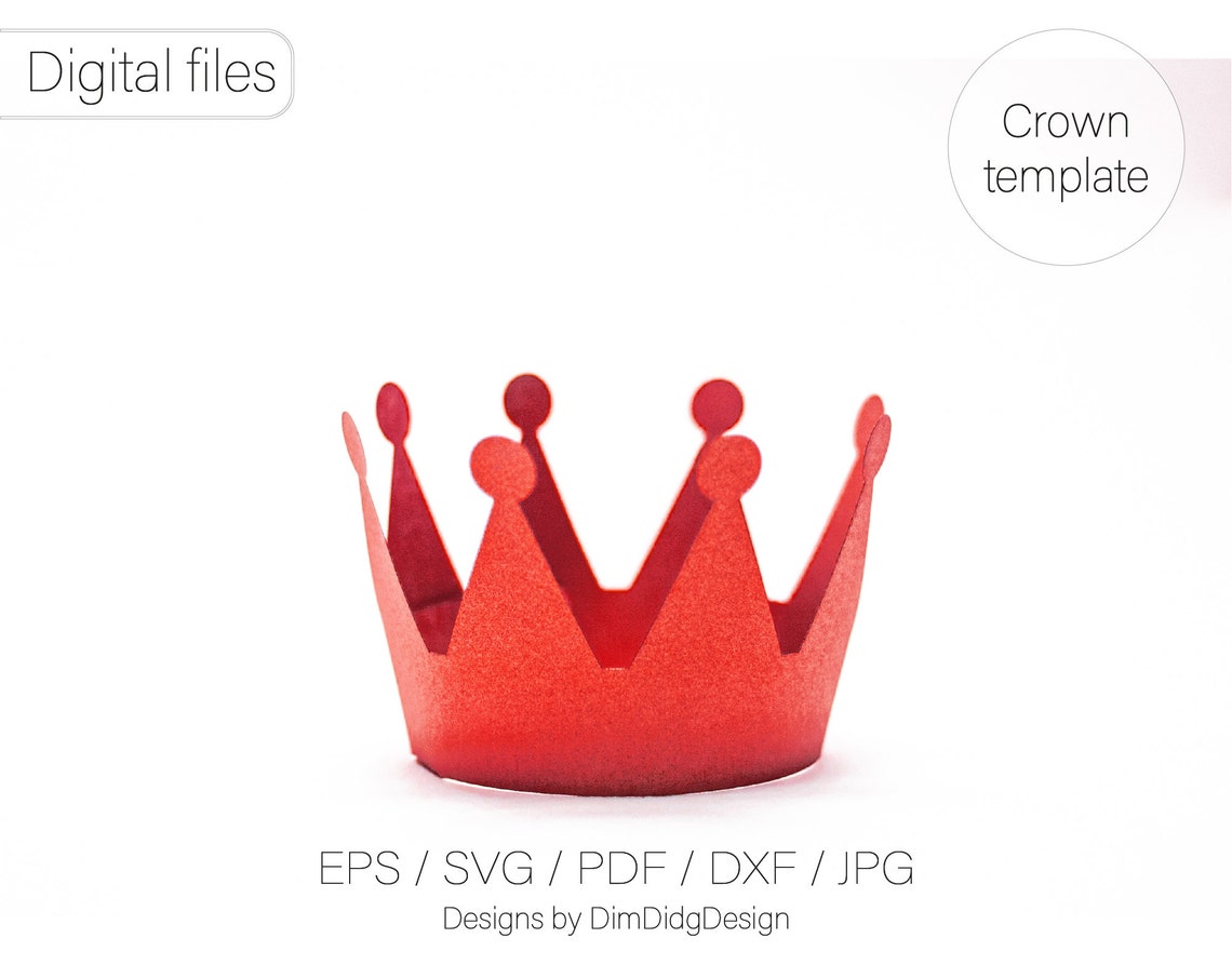 Princess Crown Svg Tiara Svg 3d Crown Svg Paper Cut Crown - Etsy