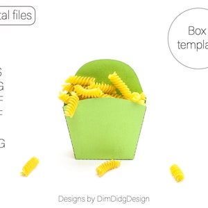 Fries Box Food Box SVG Fry box template SVG French Fry Box svg | Etsy