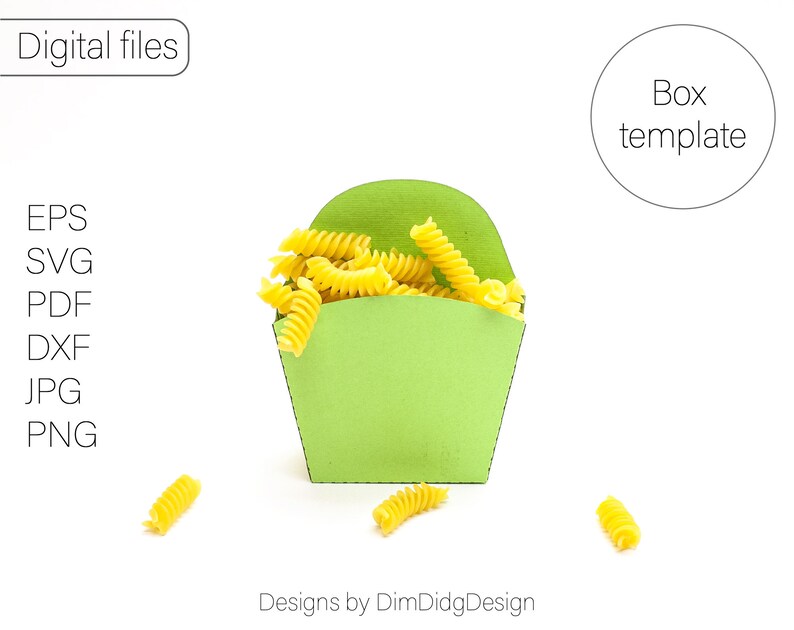 Fries Box Food Box SVG Fry Box Template SVG French Fry Box Svg - Etsy
