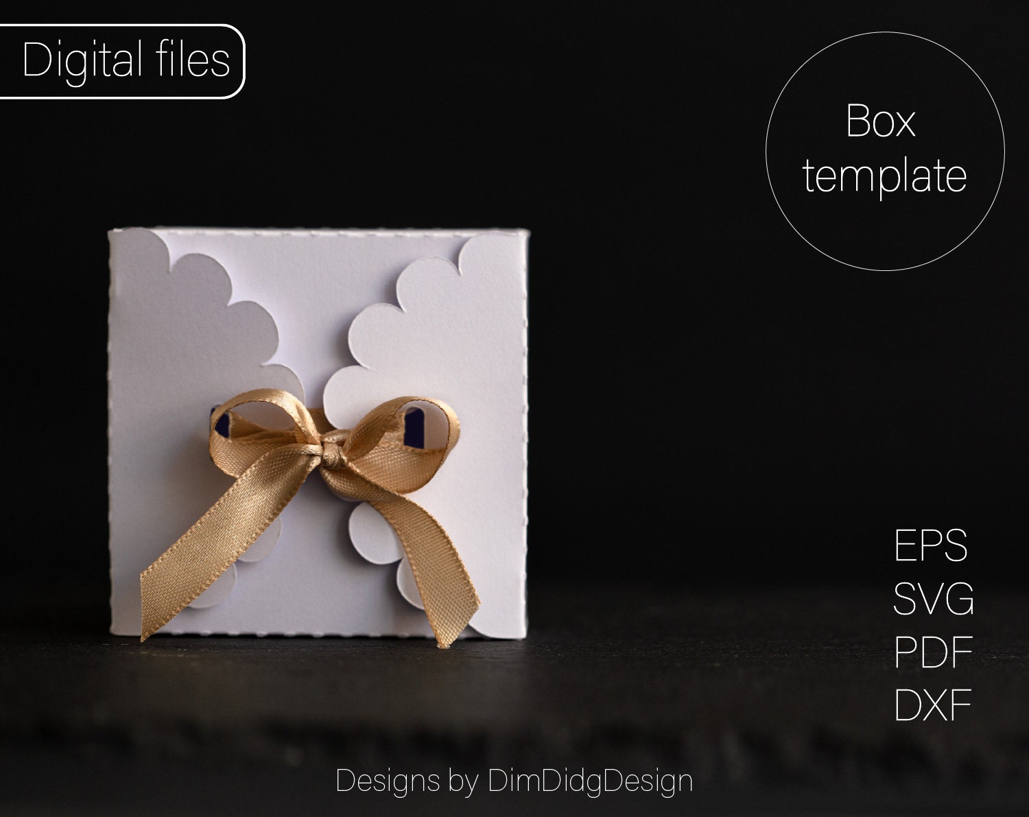 SVG Box Template Favor Gift Box Svg Gift Box Template Cricut - Etsy