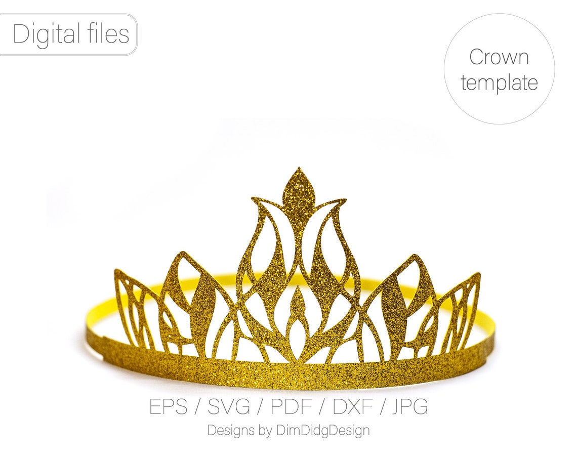 Couronne 3D svg Princesse svg Diadème svg Anniversaire - Etsy France