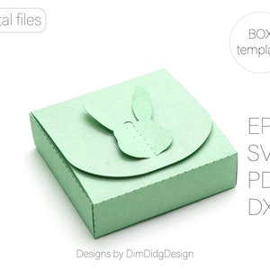 Easter Box Svg Easter Svg Cut File Easter Bunny Svg Bunny Gift Box Svg ...