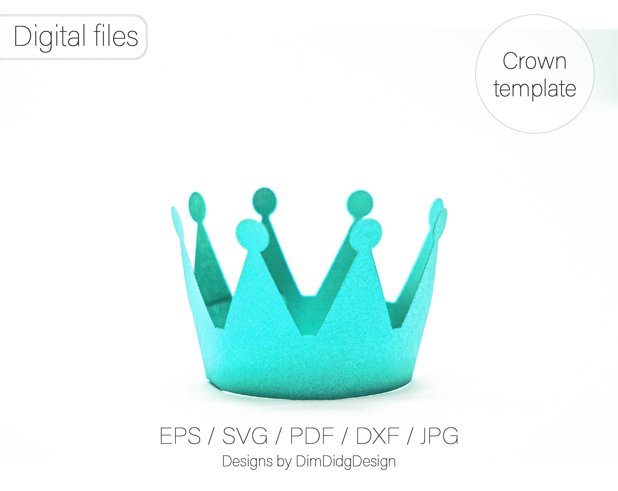 Princess Crown Svg Tiara Svg 3d Crown Svg Paper Cut Crown - Etsy UK