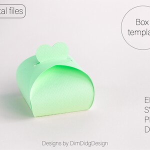 Box Cut Template Svg Files for Cricut SVG Box Template Party Favor Box ...