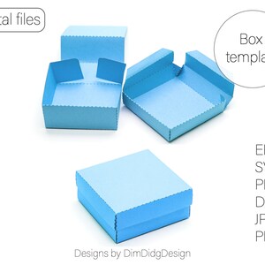 Earring Box Svg Box Svg Jewelry Box Svg Paper Box Template Svg Gift Box ...