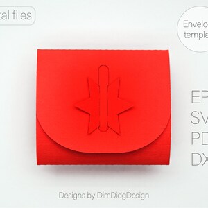 Star Envelope Svg Gift Card Holder Svg Star Box Svg Envelope Box Svg ...