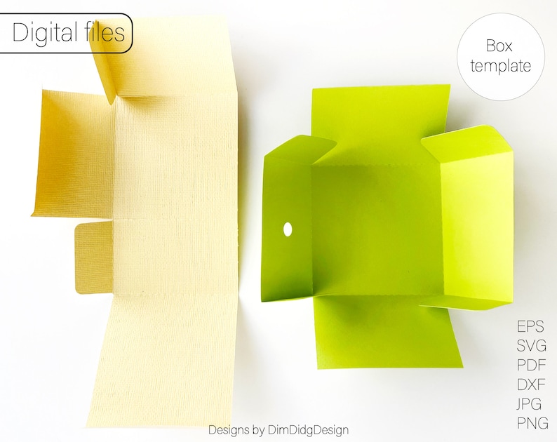 Box Template Svg Favor Box Svg Party Favor Boxes Gift Box Svg - Etsy