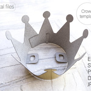 Princess Crown Svg Tiara Svg 3d Crown Svg Paper Cut Crown Template Svg ...