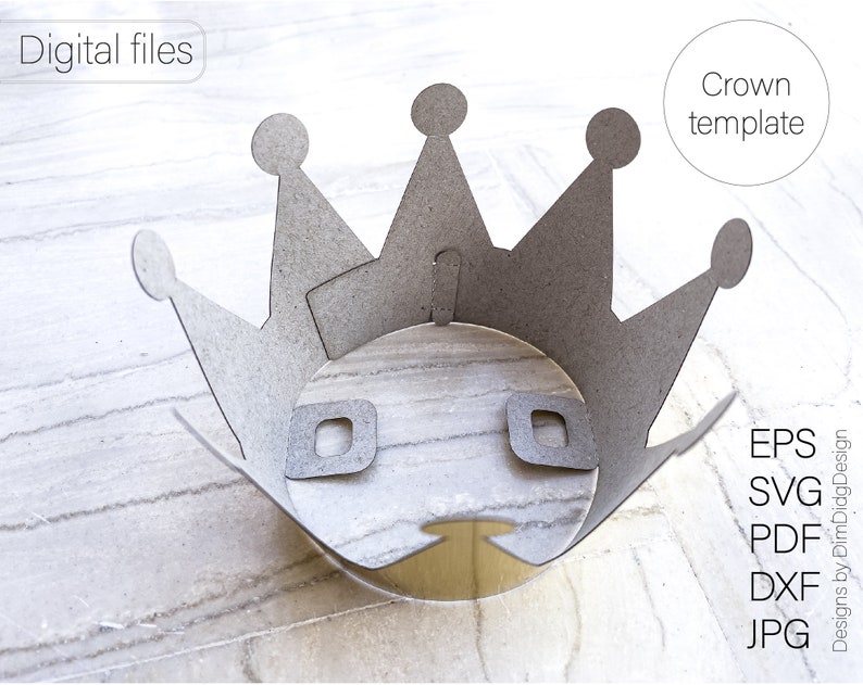 Princess Crown Svg Tiara Svg 3d Crown Svg Paper Cut Crown - Etsy UK