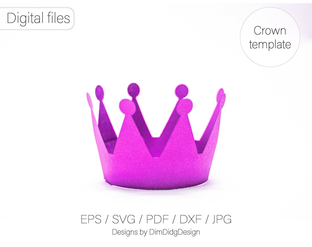 Birthday Crown Svg File for Cutting Princess Crown Svg Tiara - Etsy