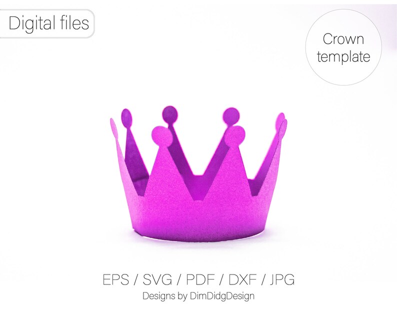 Princess Crown Svg Tiara Svg 3d Crown Svg Paper Cut Crown - Etsy