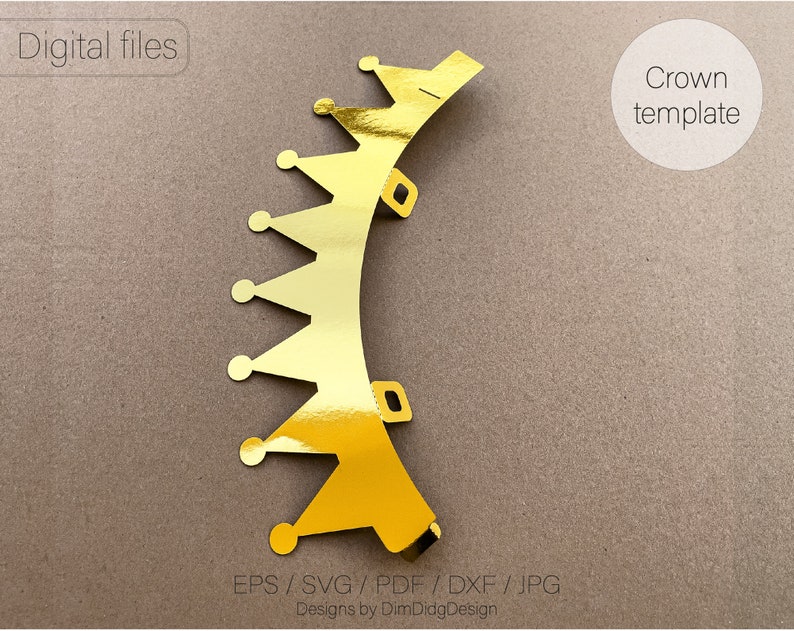 Princess Crown Svg Tiara Svg 3d Crown Svg Paper Cut Crown - Etsy