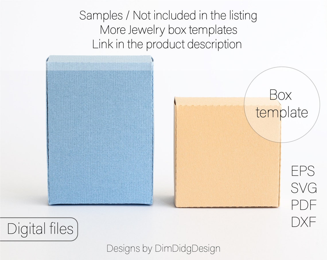 Gift Box SVG Jewelry Box Svg Box Template Svg Cricut Box Svg | Etsy