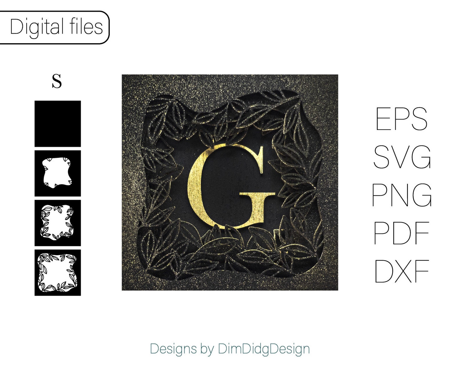 Shadow Box Svg Letter Shadow Box Svg Files for Cricut Letter M - Etsy