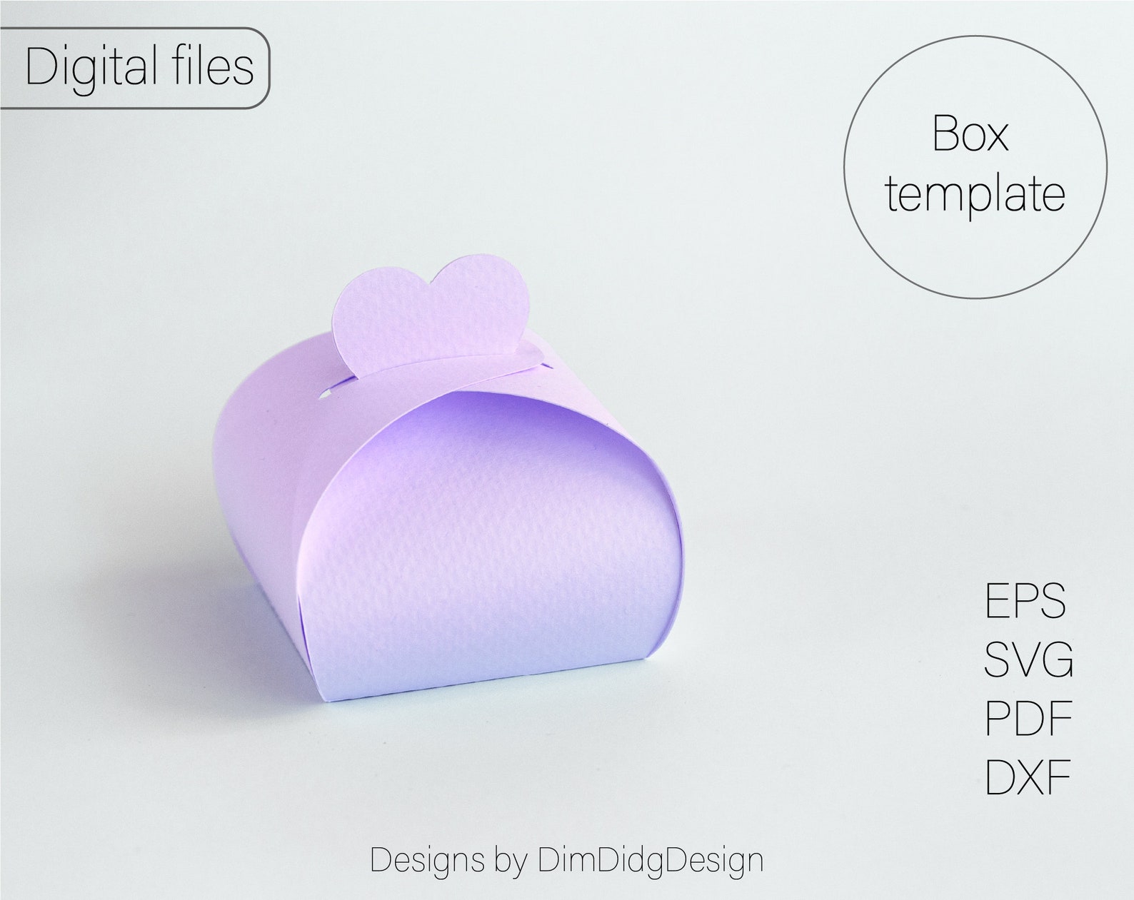 Box Cut Template Svg Files for Cricut SVG Box Template Party Favor Box ...