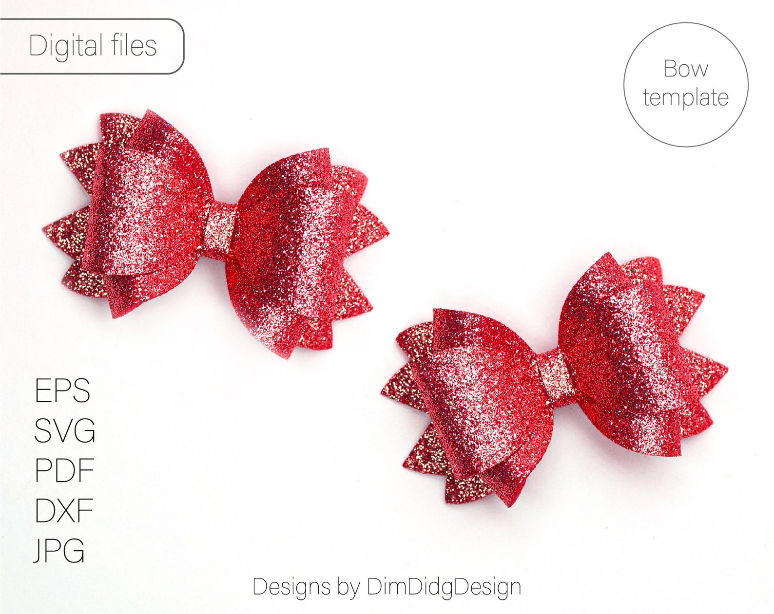 Hairbow svg Bow svg Leather bow svg Faux bow svg Hair bow svg - Etsy France