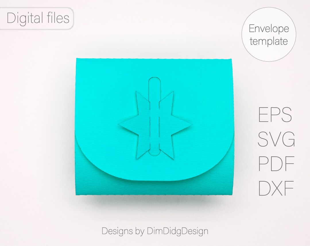 Star Envelope Svg Gift Card Holder Svg Star Box Svg Envelope - Etsy