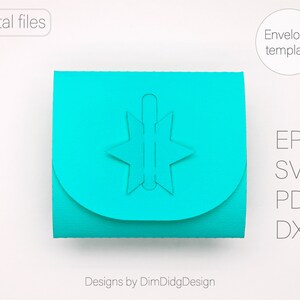 Star Envelope Svg Gift Card Holder Svg Star Box Svg Envelope Box Svg ...