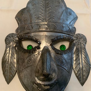 Mexican Tin Mask - Etsy