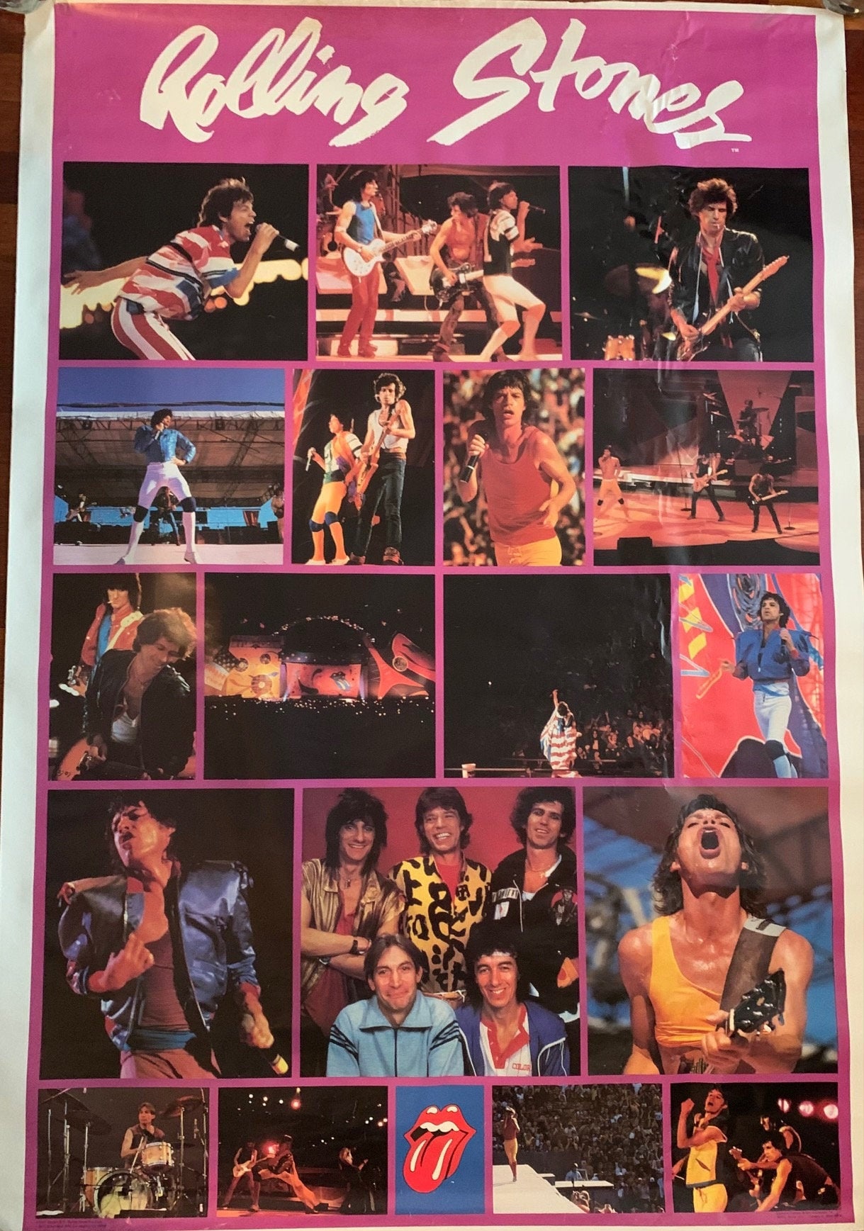 Vintage Rolling Stones Poster - Etsy