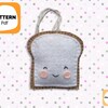 PDF Pattern, Kawaii Toast Pattern, Felt Ornament Pattern, Felt Kawaii ...