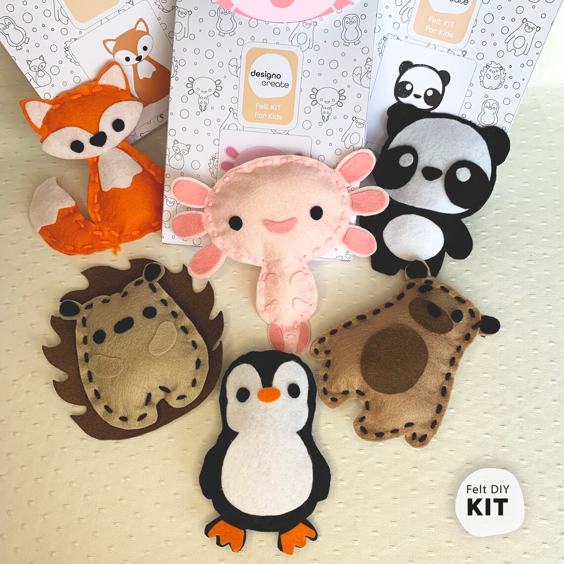 Felt Teddy Bear Sewing Kit For Kids | Etsy